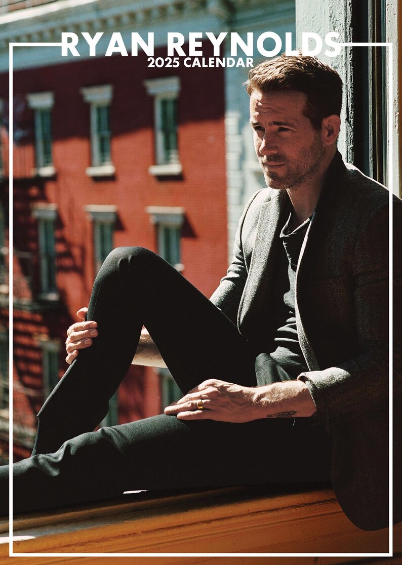 Ryan Reynolds 2025 Calendar - Etsy