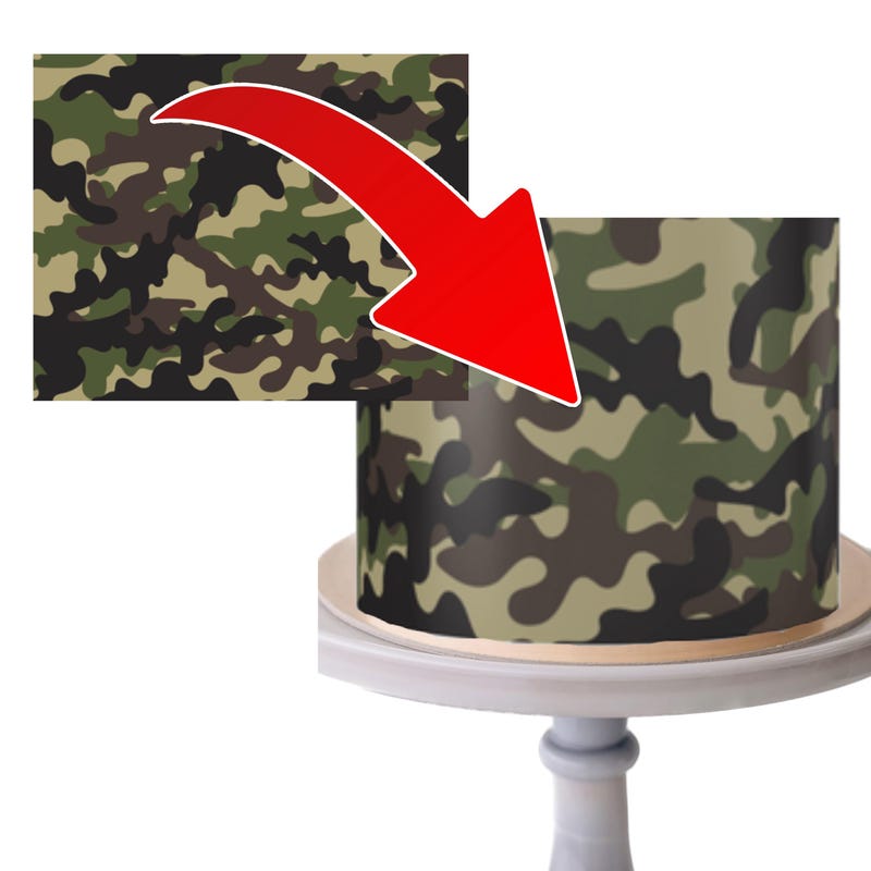 Camo Cake - Etsy