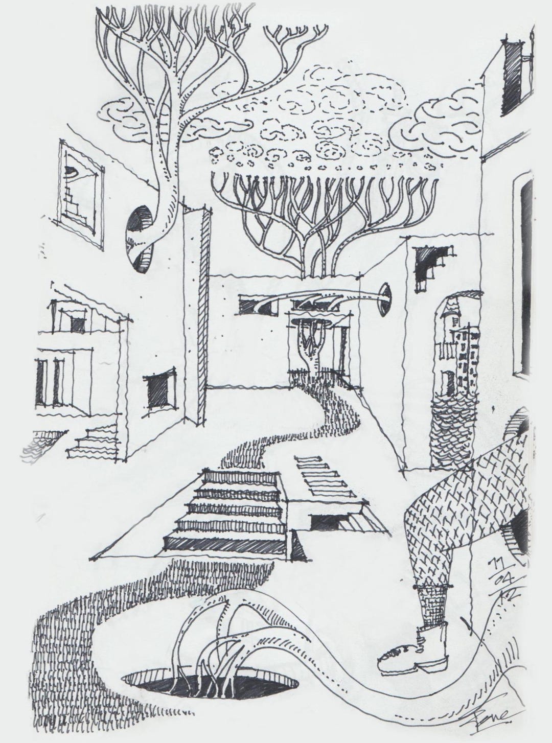 Sketch Design, Free Hand Drawing Design, Thai Style Design, Free Form ...