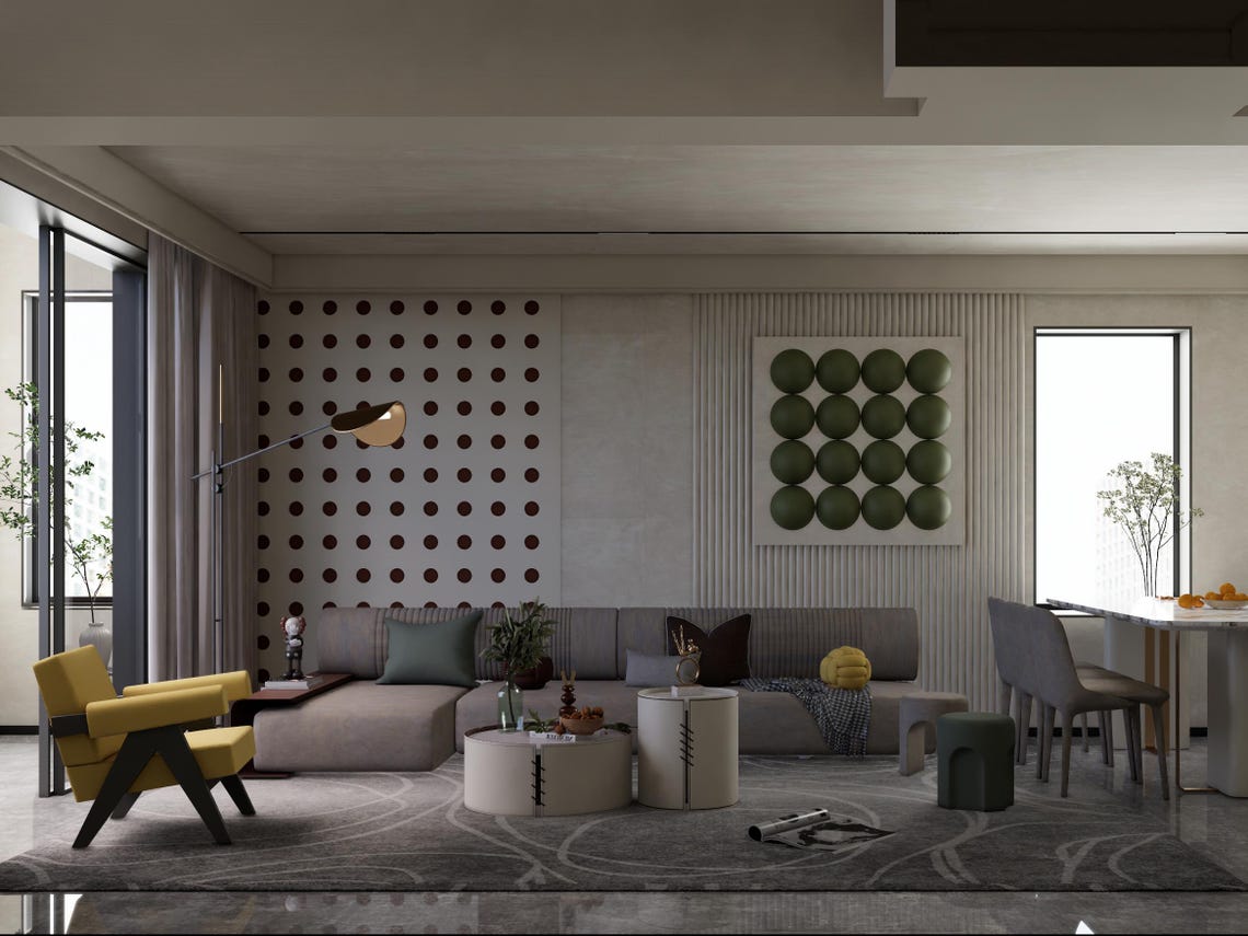 Realistic 3D Interior Scenes Model – High-quality Ready to Render ...