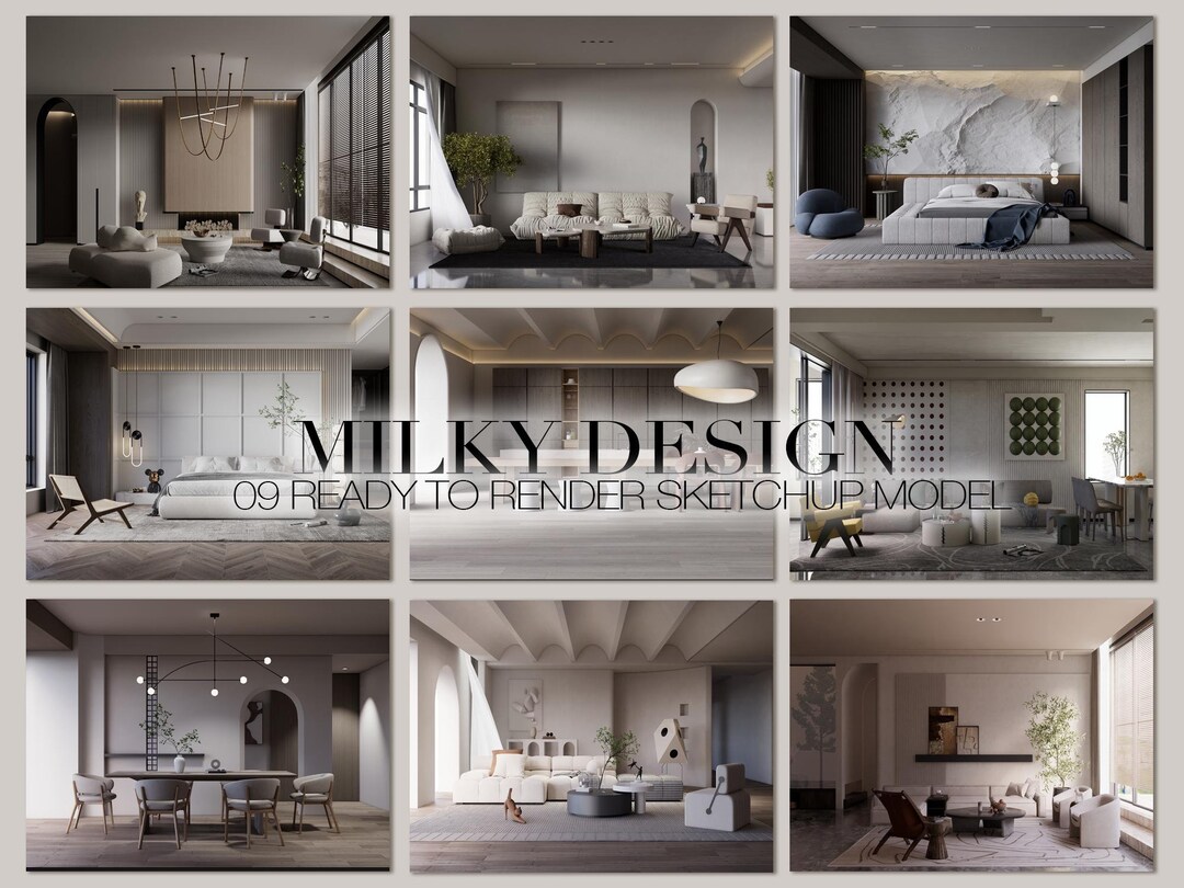 Realistic 3D Interior Scenes Model – High-quality Ready to Render ...