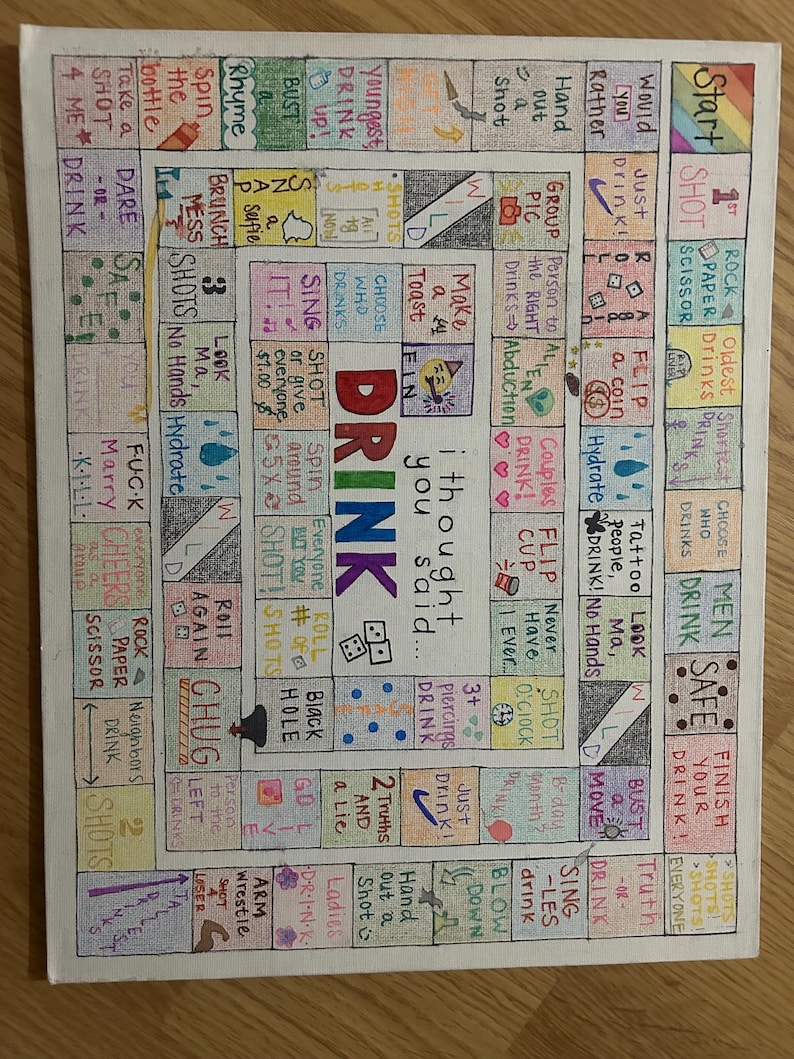 Personalized Board Games: Customized Gift, Party Game, Therapy Game ...