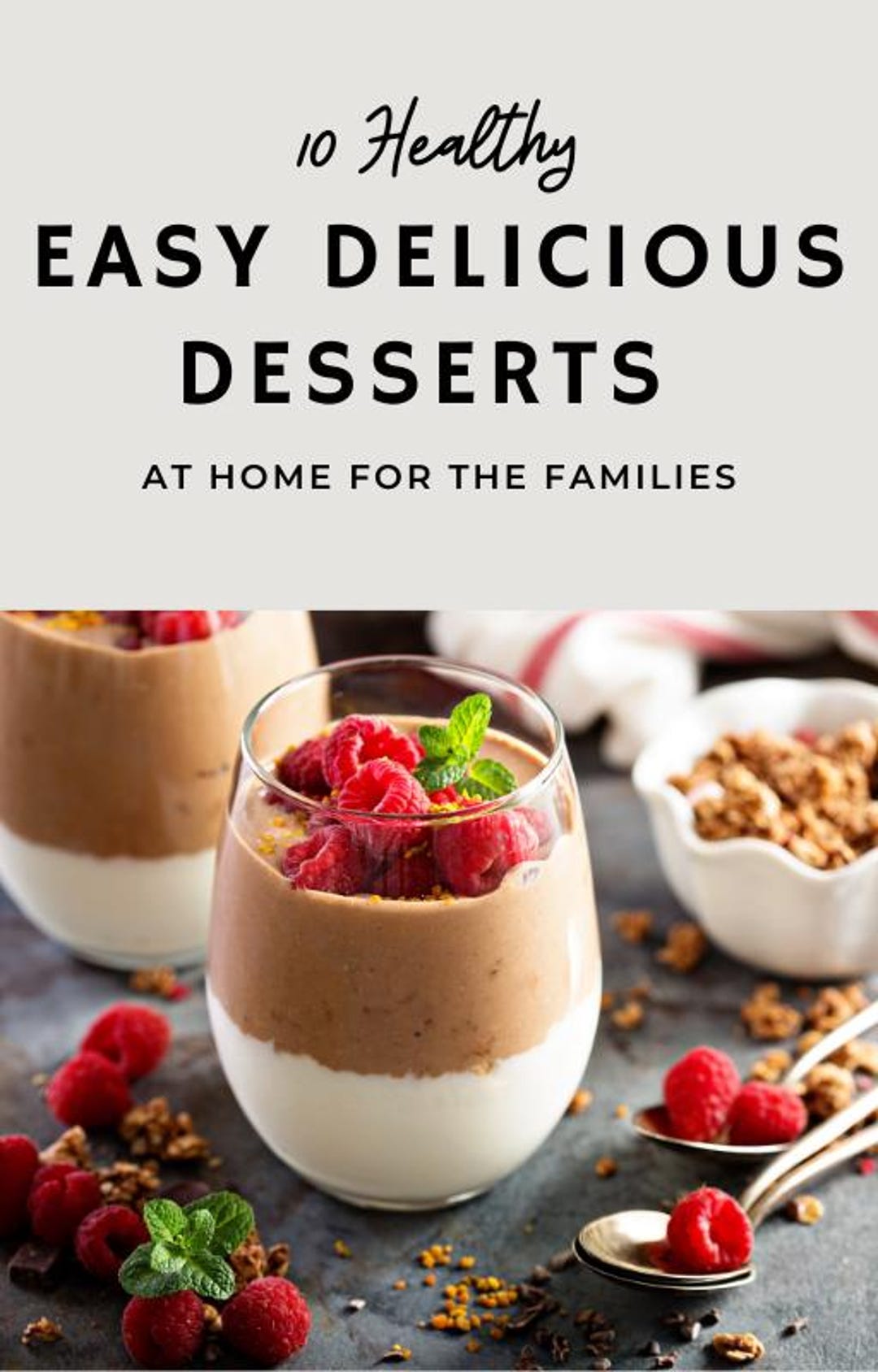 10 Healthy Delicious Dessert for Families - Etsy