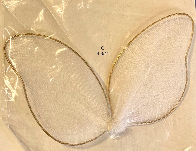 Angel Wings, off White Nylon Netting 4 3/4" Long, Craft Supplies - Etsy