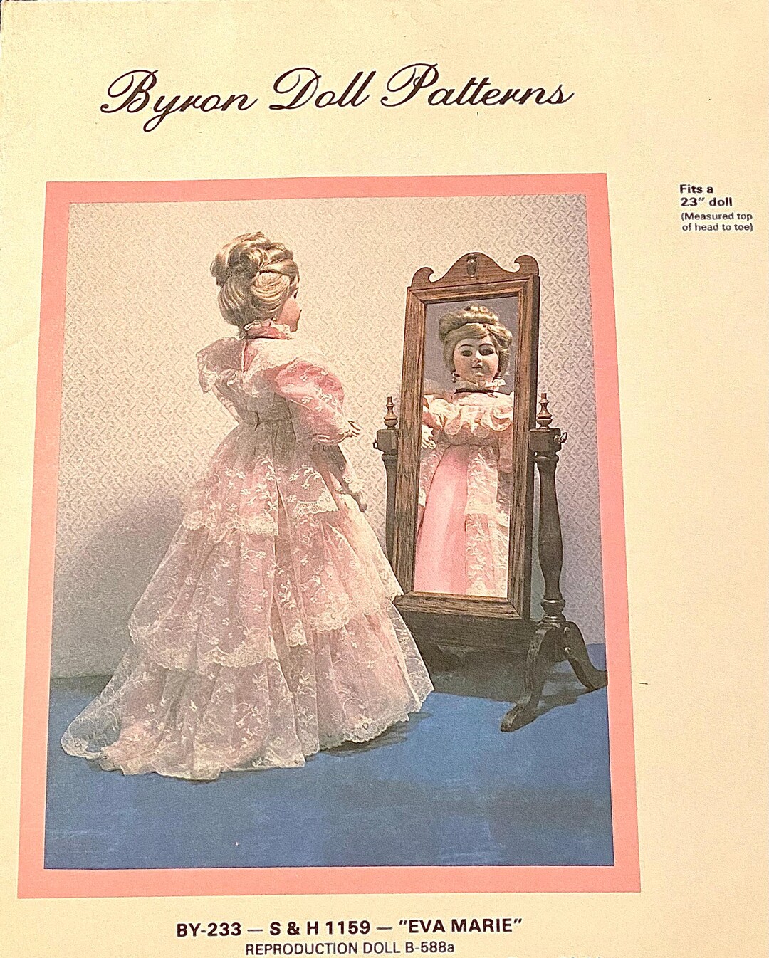 Porcelain Doll Fancy Dress Pattern, Byron Doll Pattern, Eva Marie, 23 ...