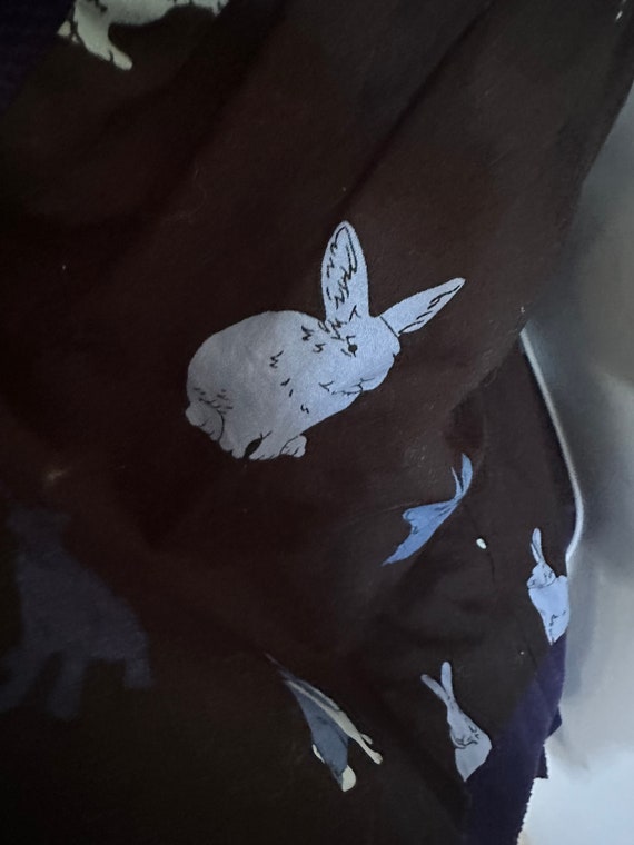 Vintage Royal Blue Corduroy Bunny Rabbit Jacket - Gem