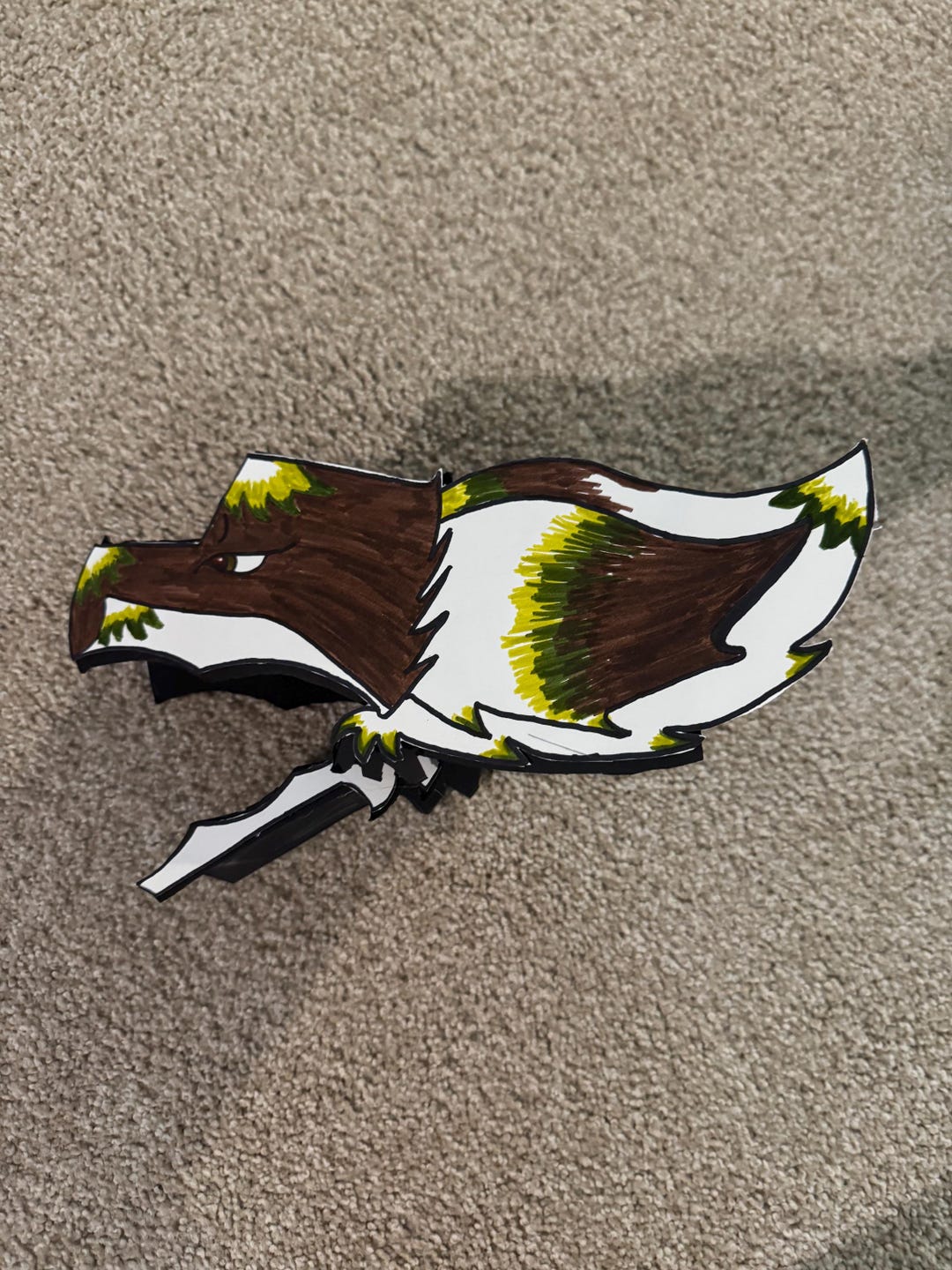 Hand Crafted Paper Dragon - Etsy