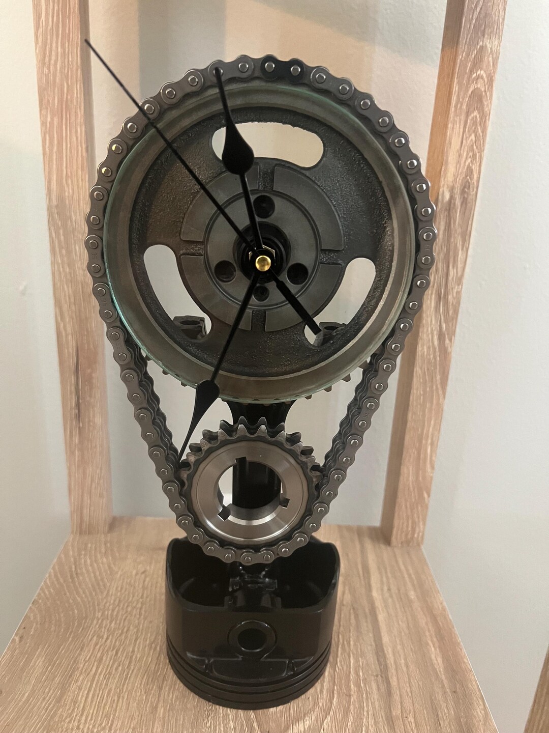 Battery Powered Timing Chain Clock - Etsy