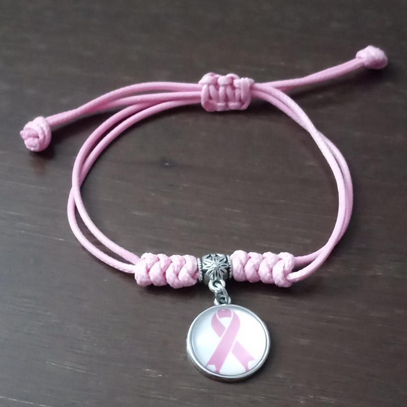 Breast Cancer Bracelet - Etsy