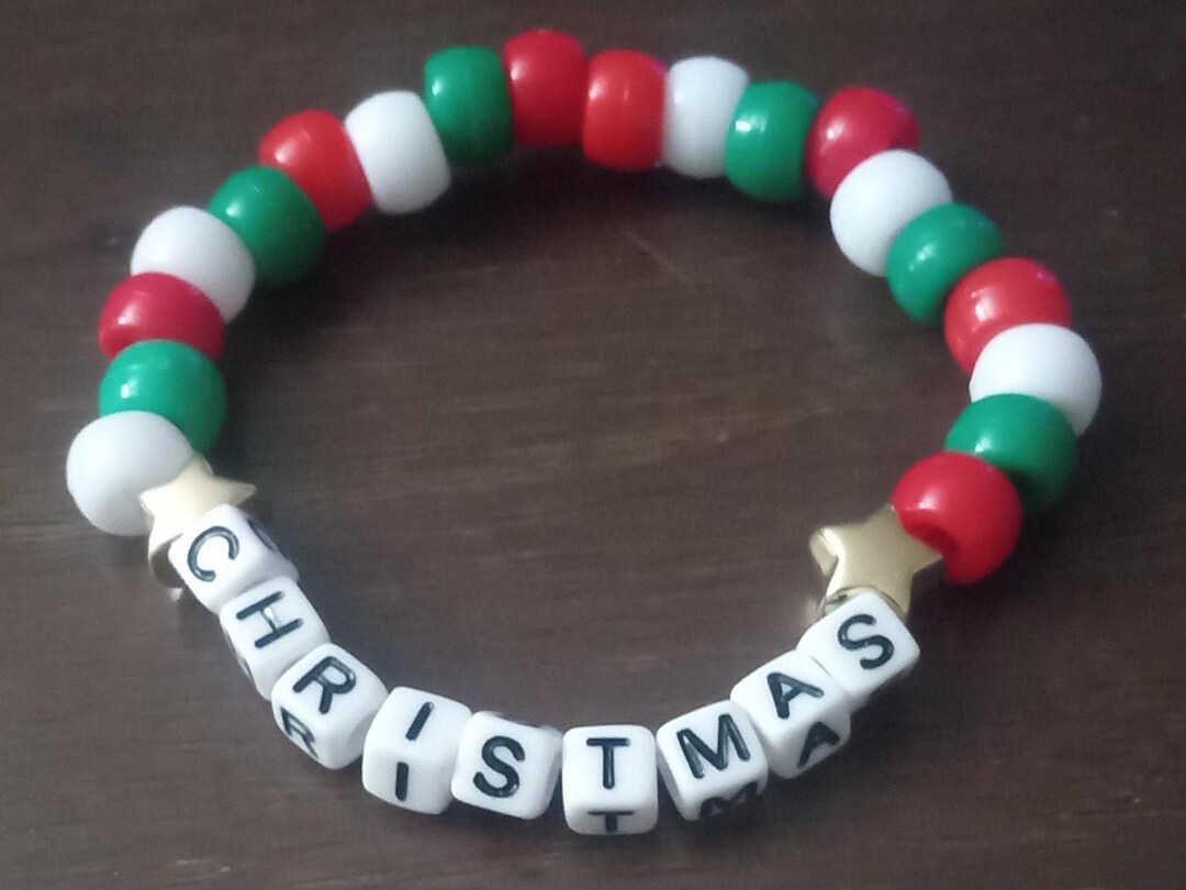 Holiday Christmas Homemade Bracelets - Etsy