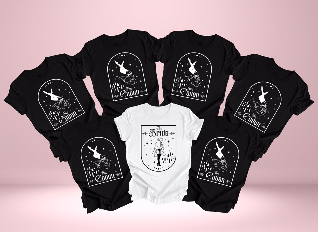 Bride Coven Bachelorette Party Shirts, Coven Shirts, Bridal Party Shirt ...