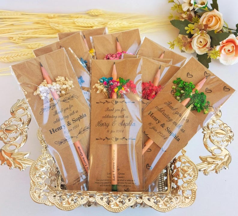 Personalized Plantable Seed Pens – Eco-friendly Party Favors - Etsy