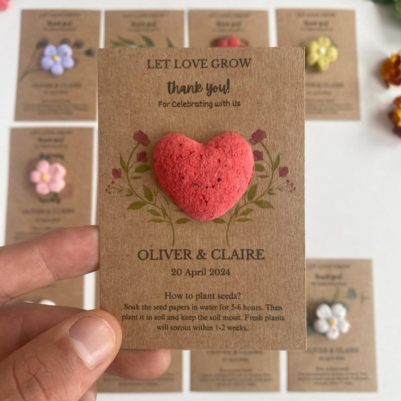 Seed Wedding Favors - Etsy