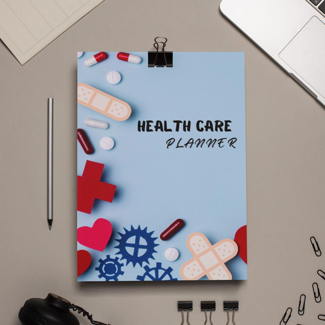 Health Care Planner, Medical Planner, Medical Binder, Wellness Planner ...