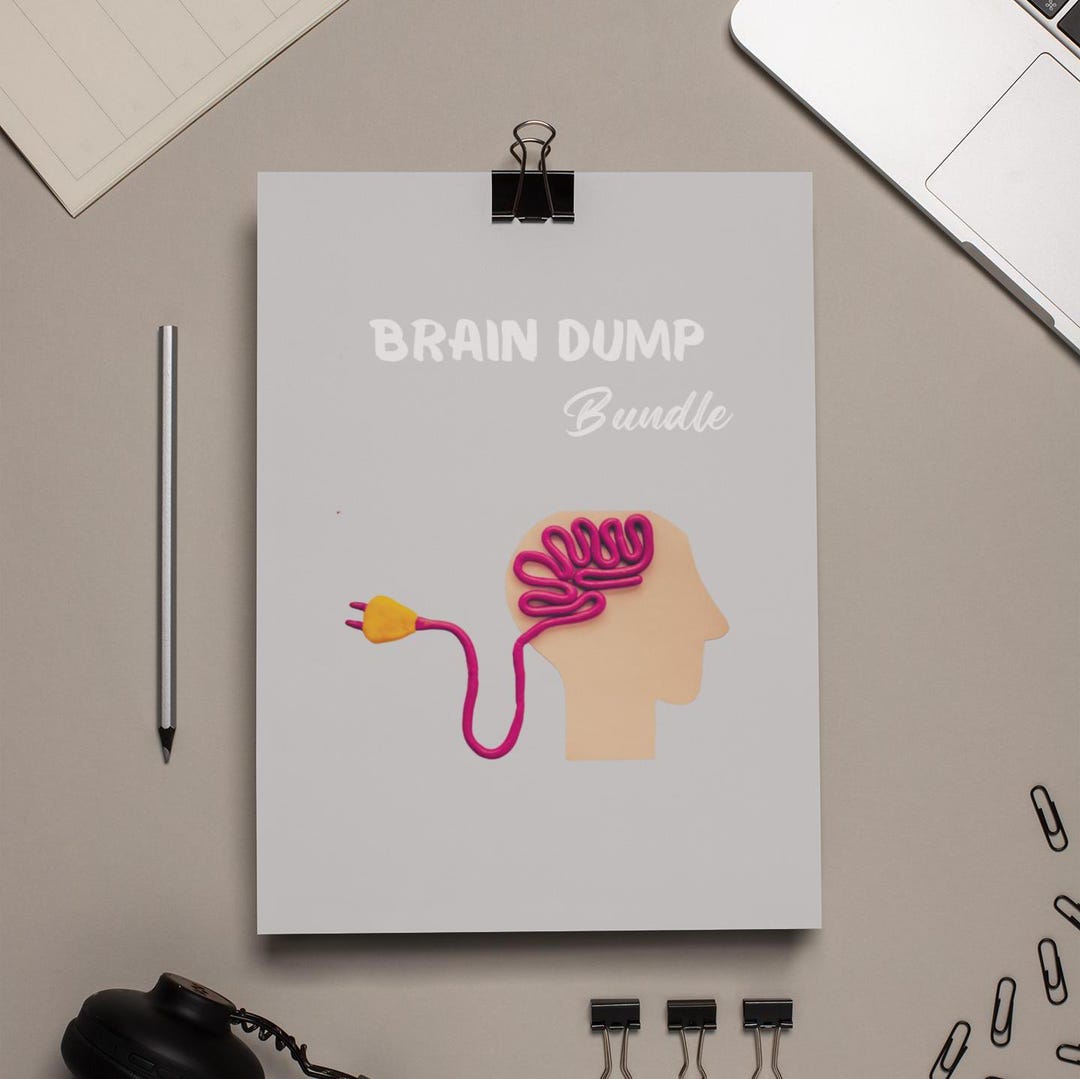 Brain Dump Bundle, Brain Dump Planner, Ideas Organizer, Brainstorming ...