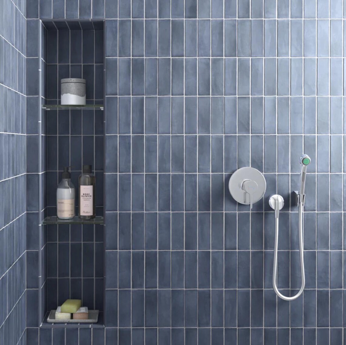 Blue Porcelain Subway Tile 2x6 Glossy or Matte for Floor or Wall - Etsy