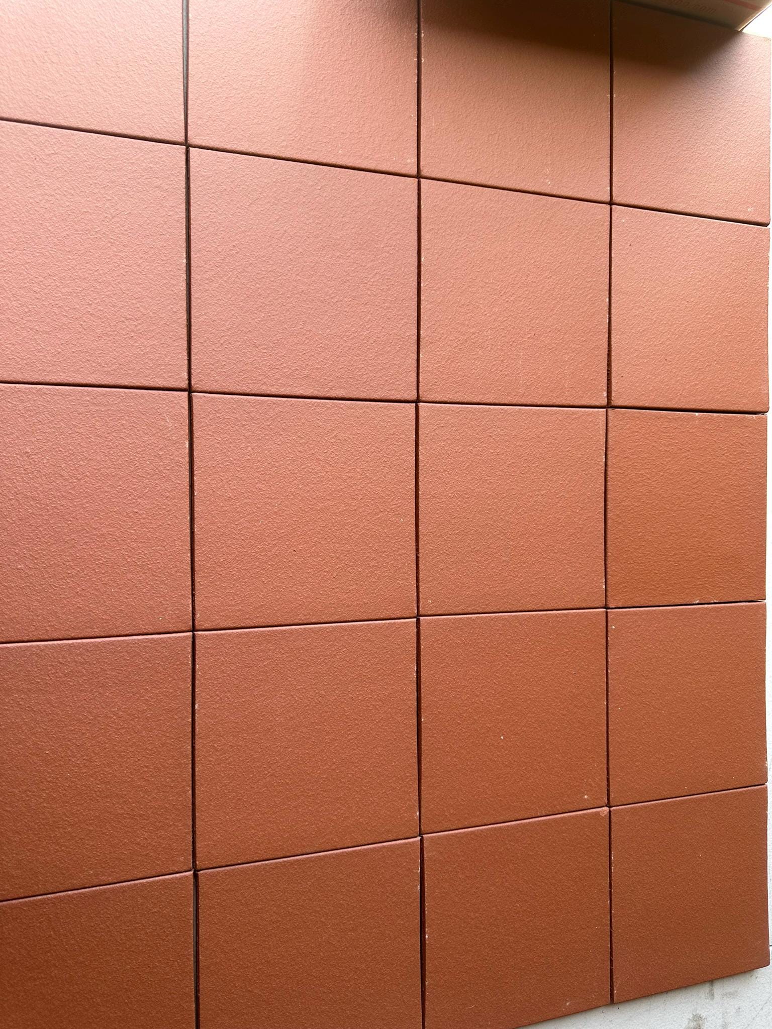 6"x6" Quarry Tile- Red Matte - Etsy