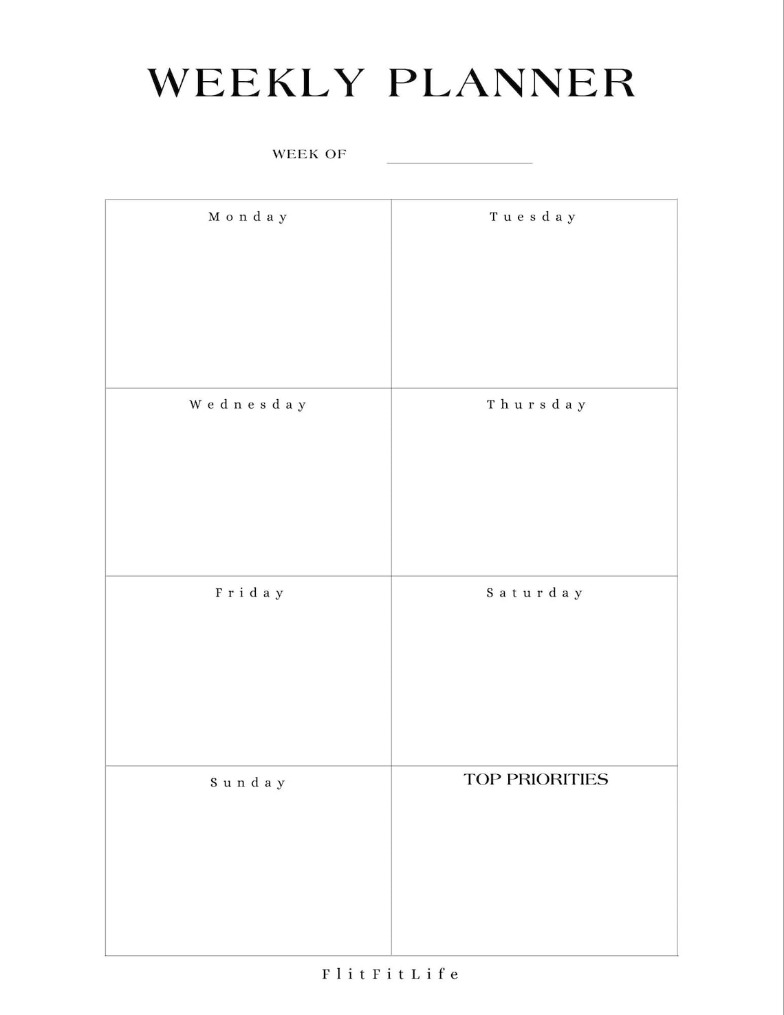 Customizable Daily Planner PRINTABLE, IPAD, CUSTOMIZABLE - Etsy