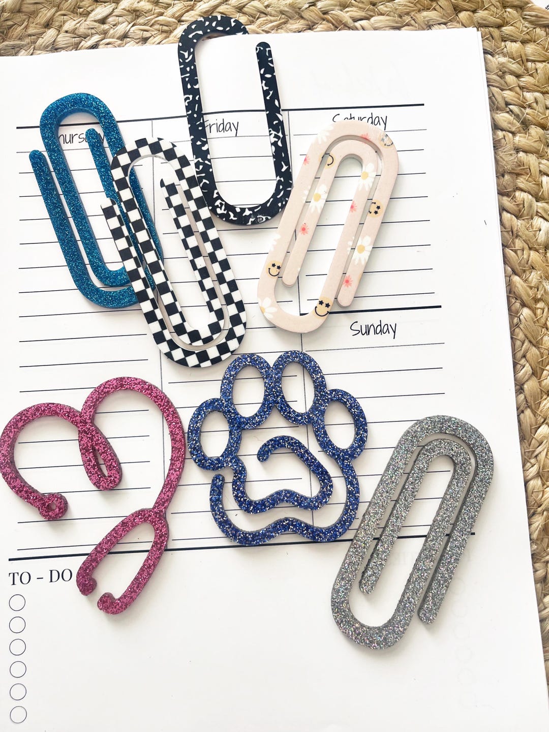 Planner Clips, Jumbo Notebook Clips, New Teacher Gift, Back to School ...