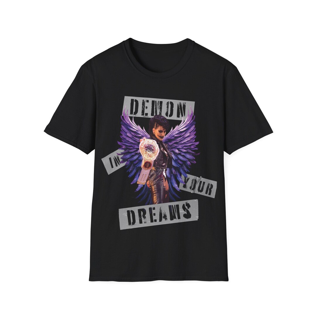 Demon in Your Dreams Rhea Ripley Unisex Softstyle T-shirt, Gothic ...
