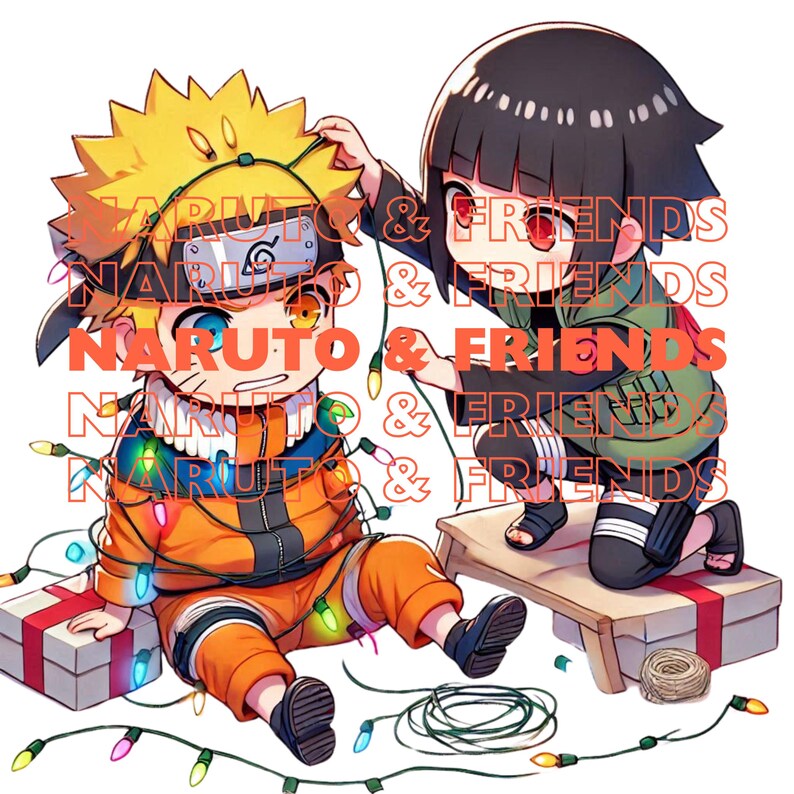 Naruto and Friends Chibi Style (set 1) 4 Png - Etsy