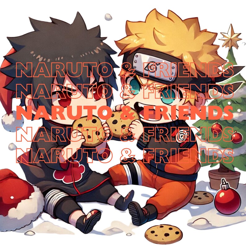 Naruto and Friends Chibi Style (set 1) 4 Png - Etsy