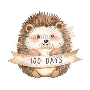 100 Days of School Clipart | Boho Animal Graphics (digital Download) - Etsy