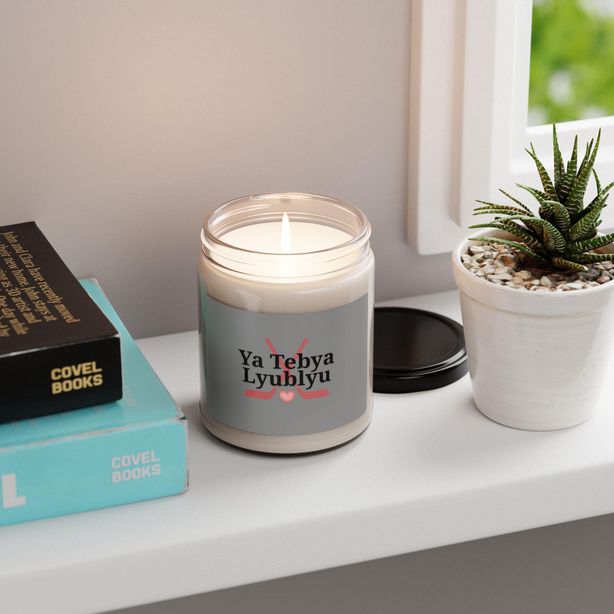 Ya Tebya Lyublyu Soy Candle | Hockey Romance Gift | Booktok Inspired ...