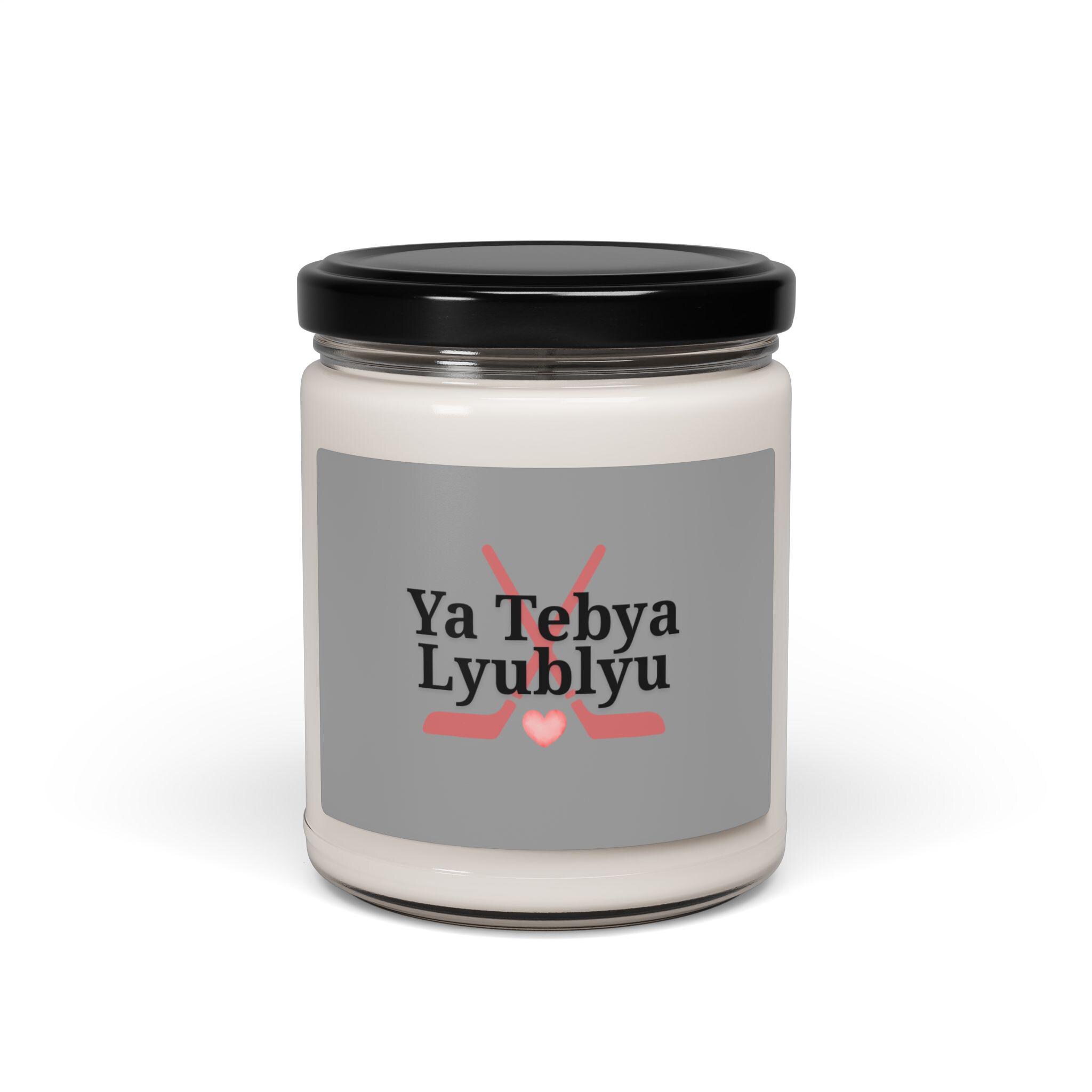 Ya Tebya Lyublyu Soy Candle | Hockey Romance Gift | Booktok Inspired ...