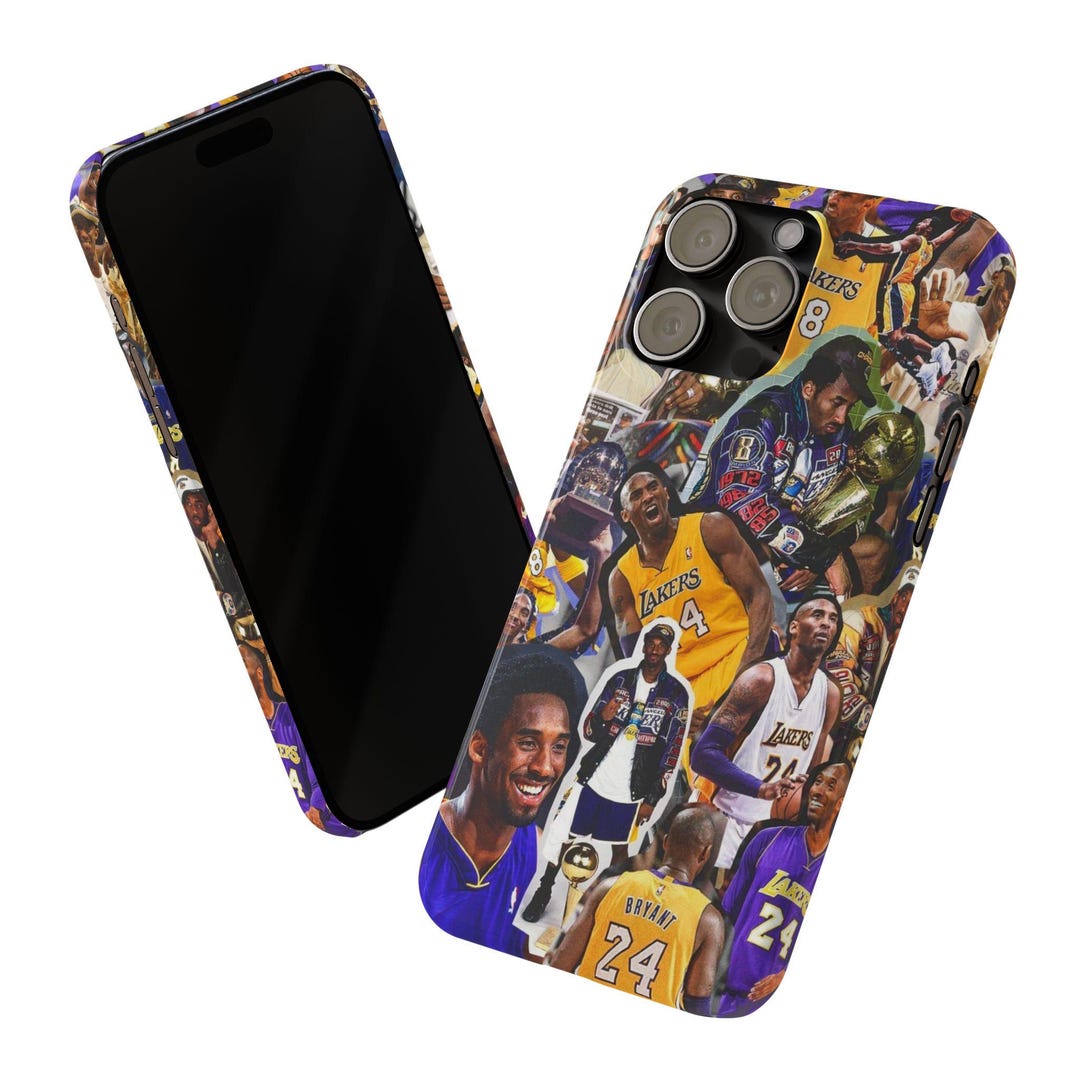 NBA Phone Case, Lakers Kobe Bryant Design, Basketball Player Gift, Slim ...