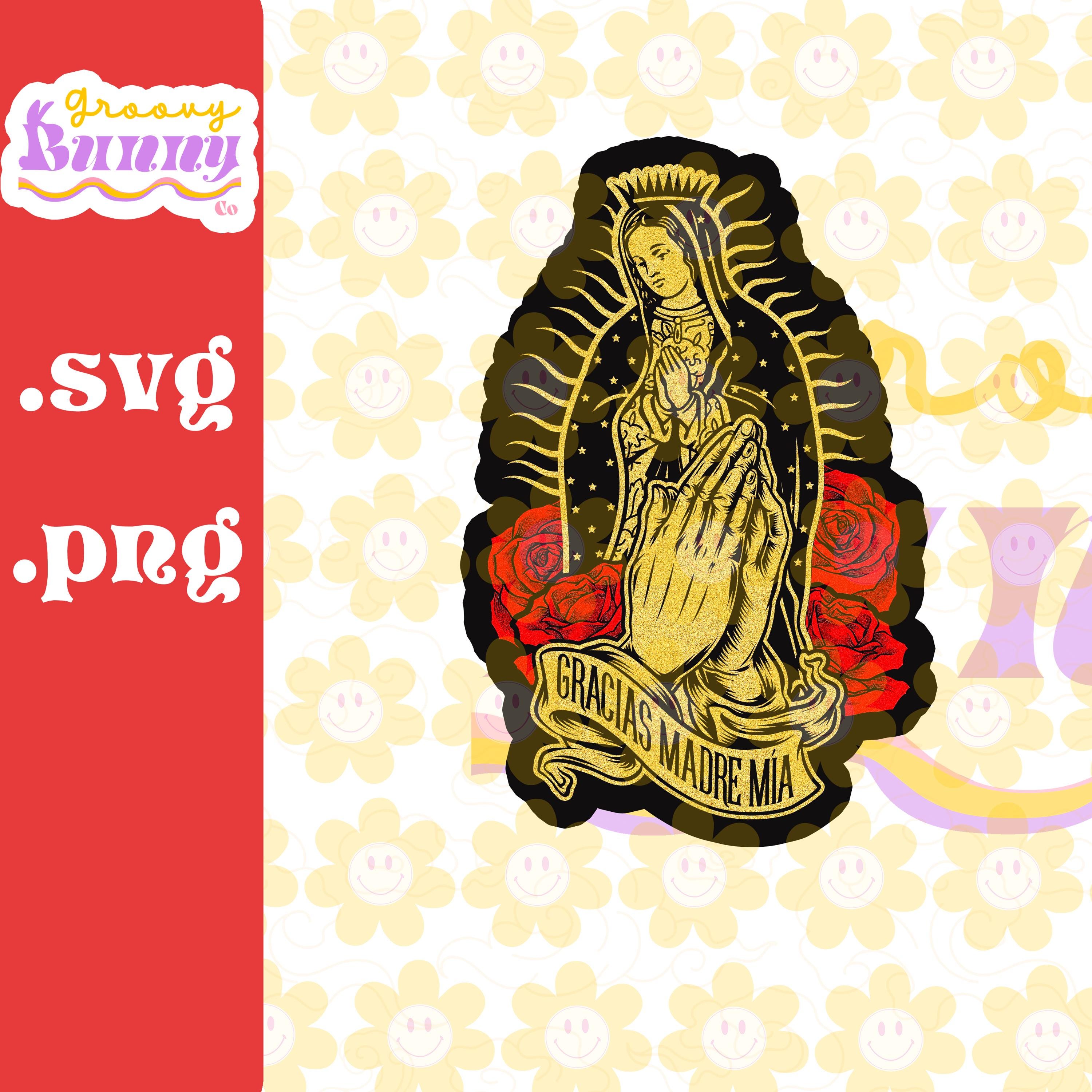 Virgin Mary Pack /virgen/virgen De Guadalupe Png/svg - Etsy