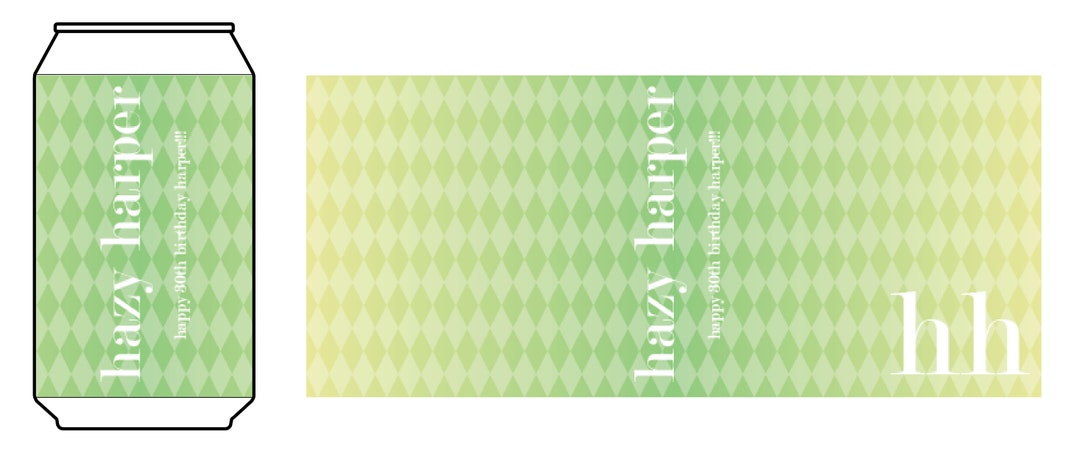 Custom Beer Can Label - Etsy