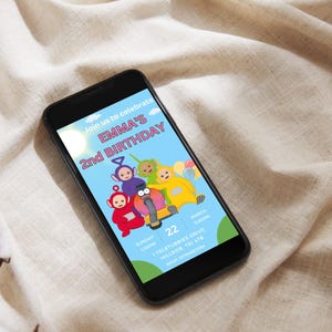 Teletubbies Sunshine Digital Download Personalised Birthday Party ...