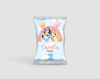 Editable BLUEY BIRTHDAY INVITATION || Any Age || Canva || Digital ...