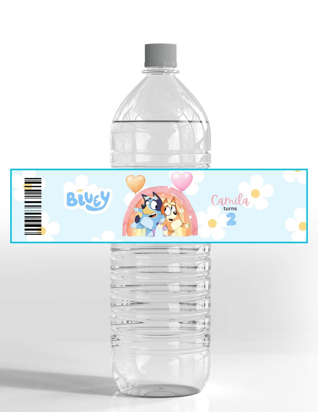 Editable BLUEY WATERBOTTLE LABELS || Canva || Digital Download - Etsy UK