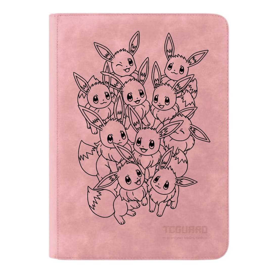 Eevee Evolutions Eevee Binder, Pokemon Binder TCG Binder, Custom Binder ...