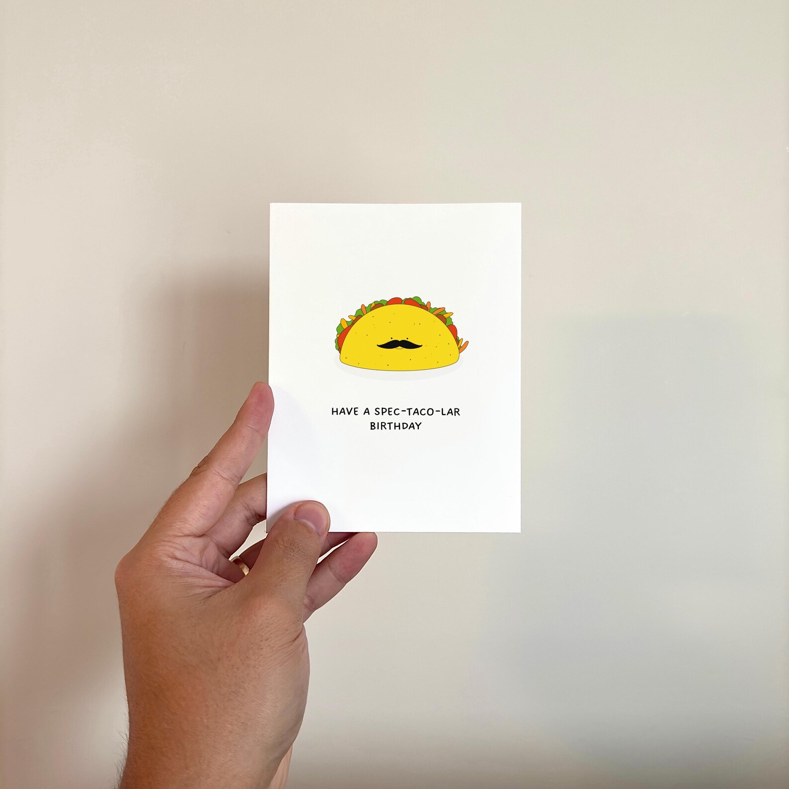 Birthday Card, Have A Spec-taco-lar Birthday Happy Birthday Greeting ...