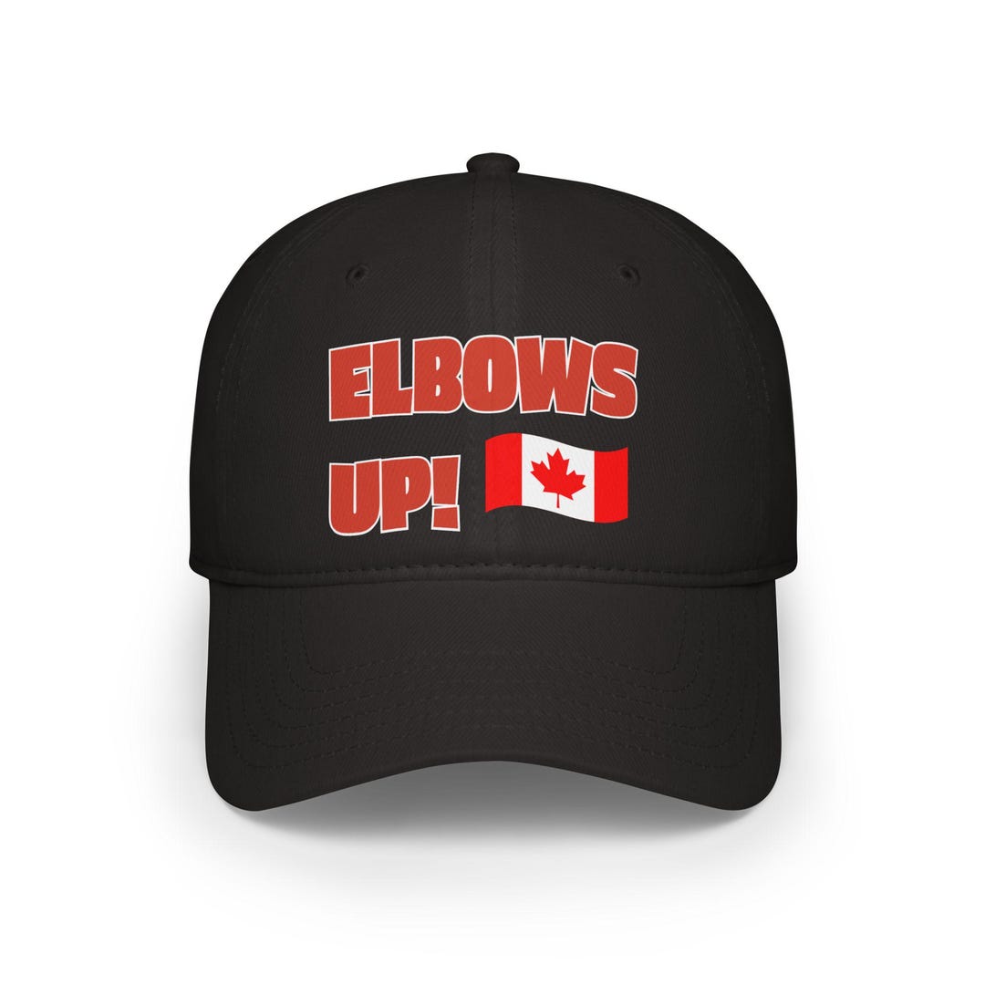 Elbows Up! Baseball Cap, Support Canada! - Etsy