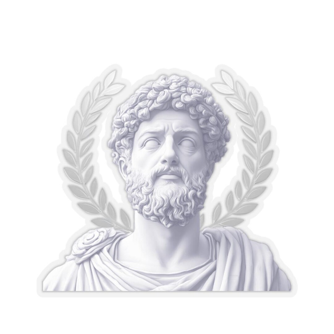 Stoic Marcus Aurelius Sticker | Stoicism Philosophy Sticker - Etsy