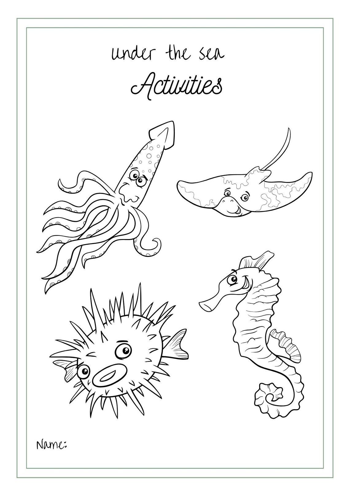 Ultimate Ocean Learning Pack 53 PAGES - Etsy Australia