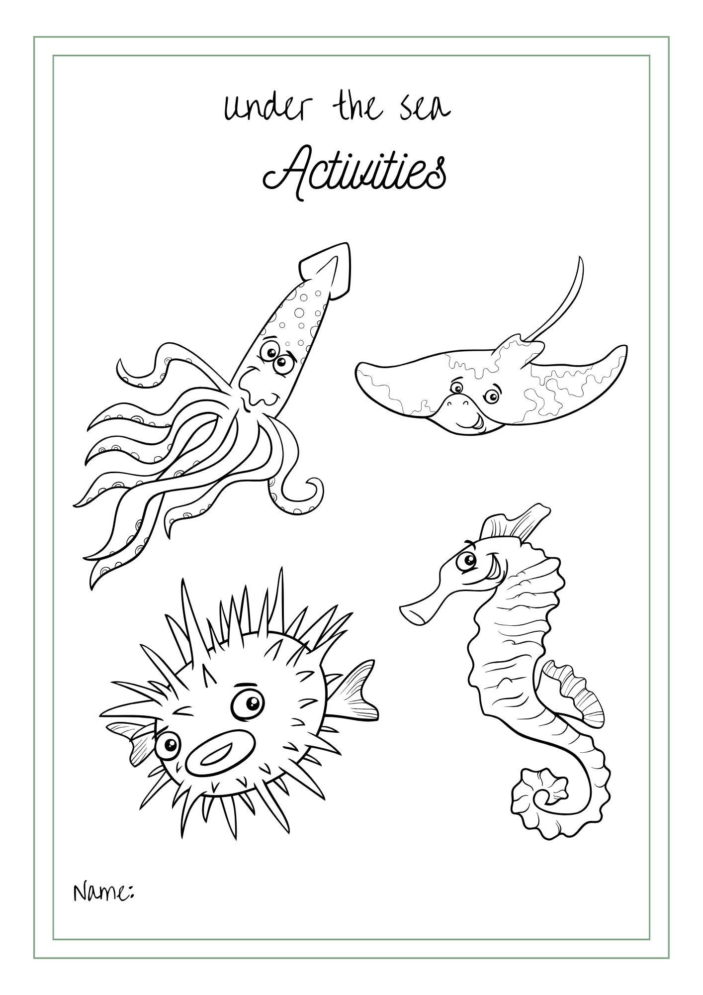 Ultimate Ocean Learning Pack 53 PAGES - Etsy Australia