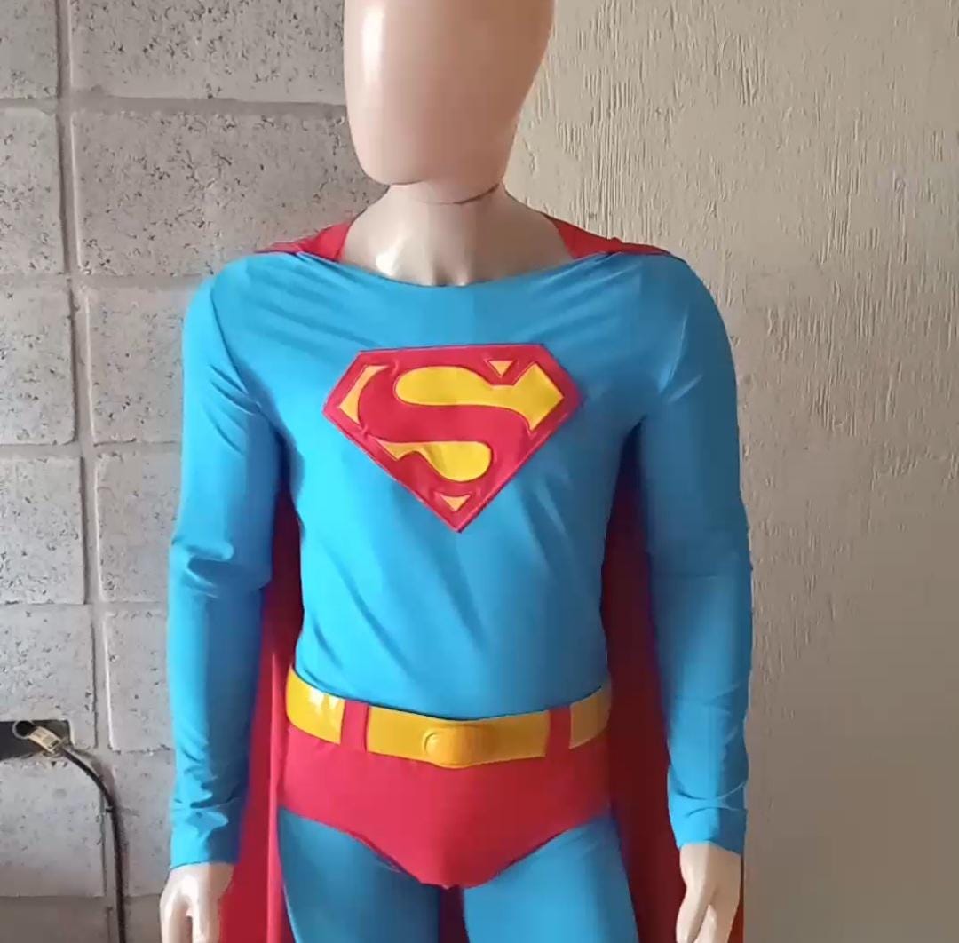 Classic Superman Suit - Etsy