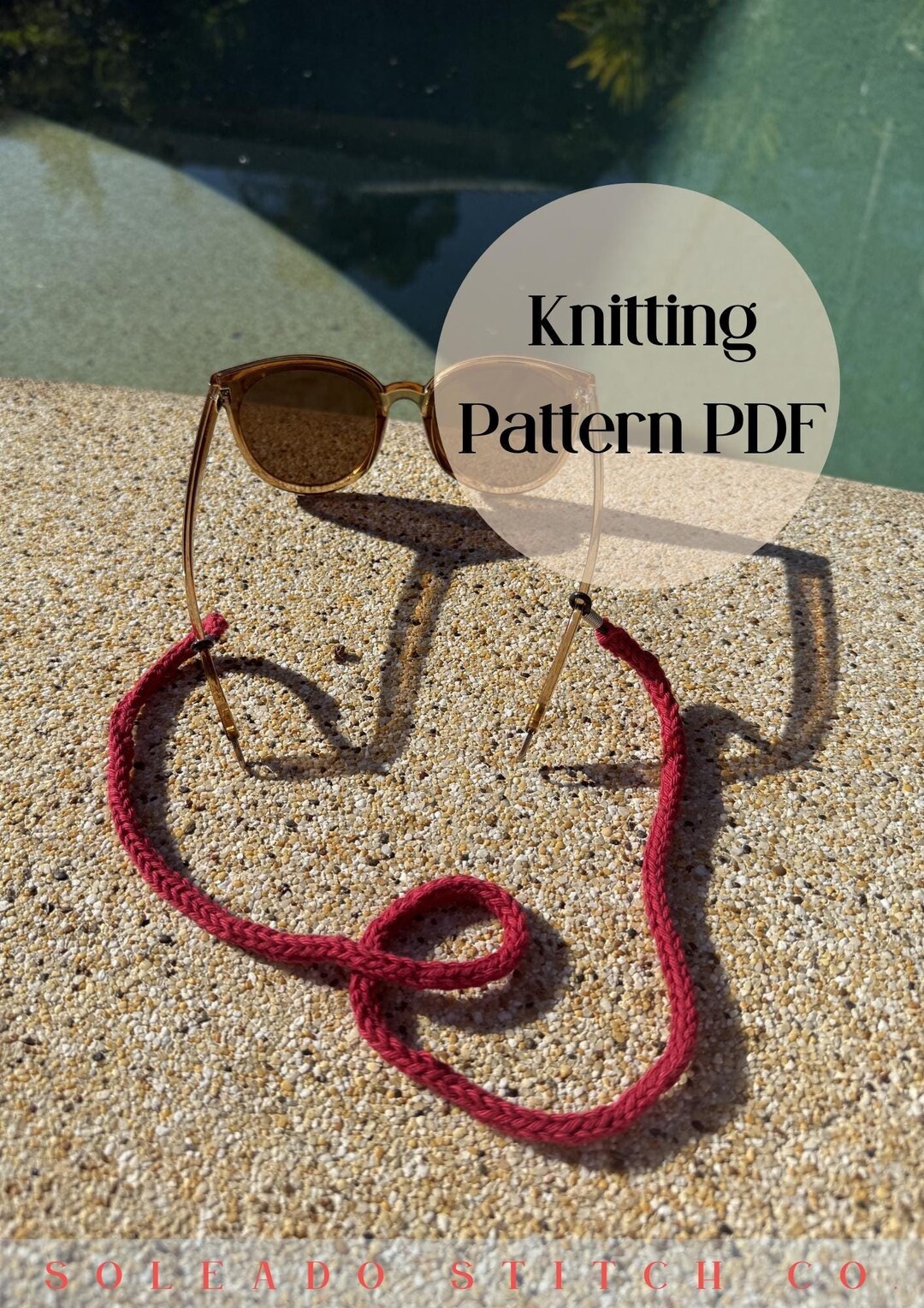 Glasses Neck Chain / Air Pod Neck Chain Knitting Pattern - Etsy