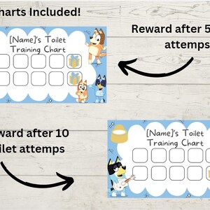 Customizable Printable Bluey Toilet Training Chart | Toilet Training ...