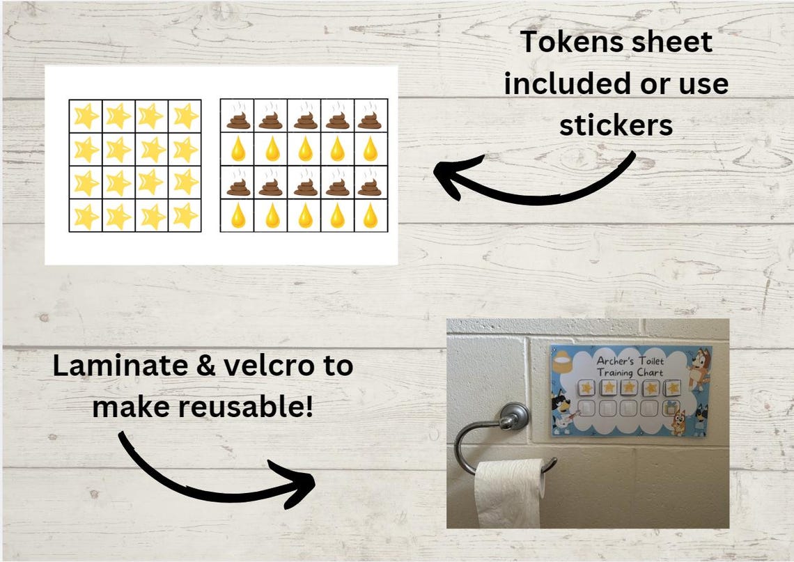 Customizable Printable Bluey Toilet Training Chart | Toilet Training ...