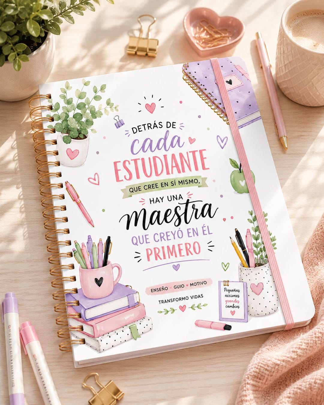 Teacher Binder Covers Bundle, Printable Teacher Planner Covers, Back to ...