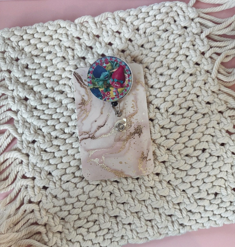 Poppy Troll Badge Reel - Etsy