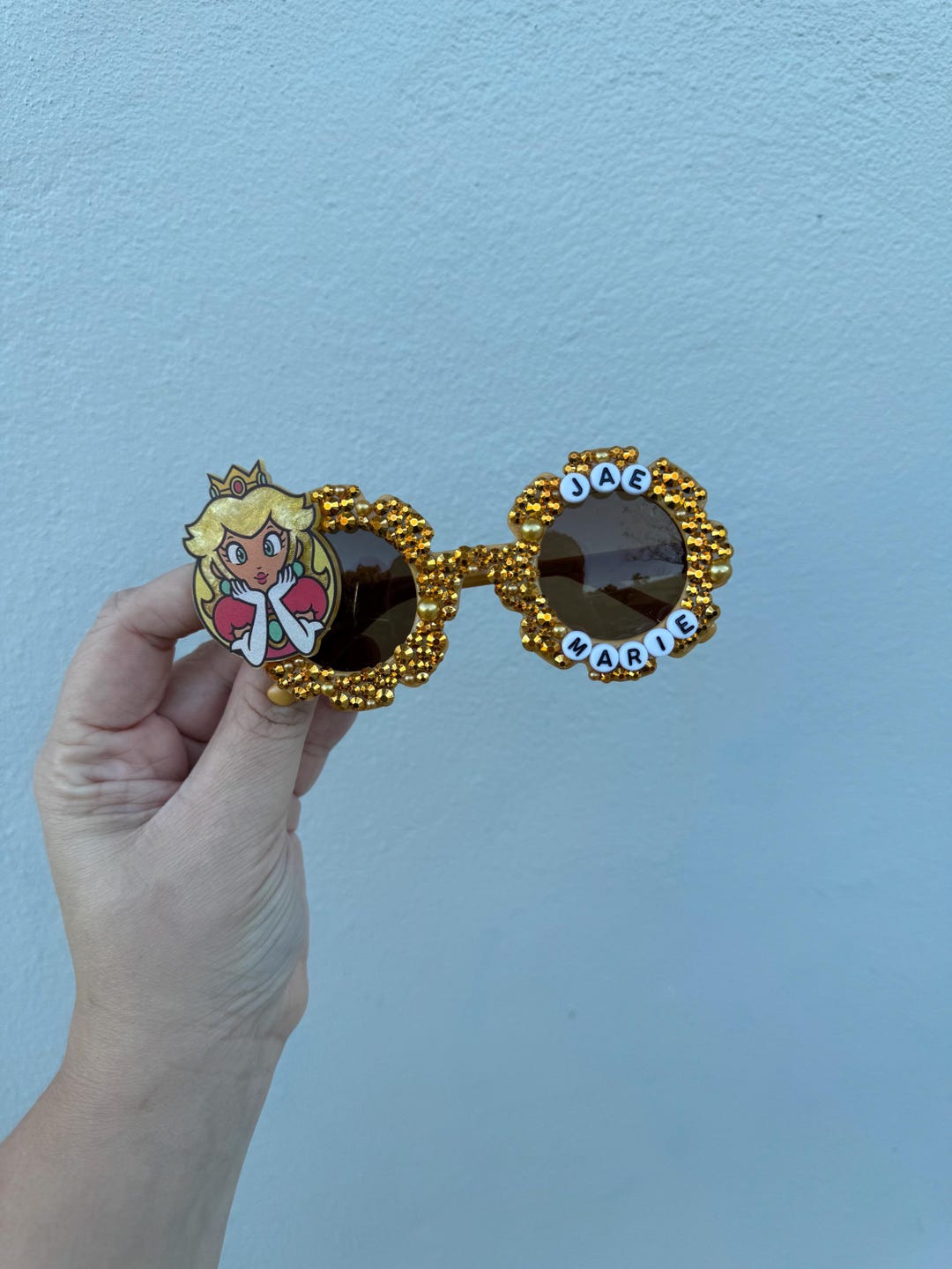 Peach Sunnies | Princess Sunnies | Video Games - Etsy