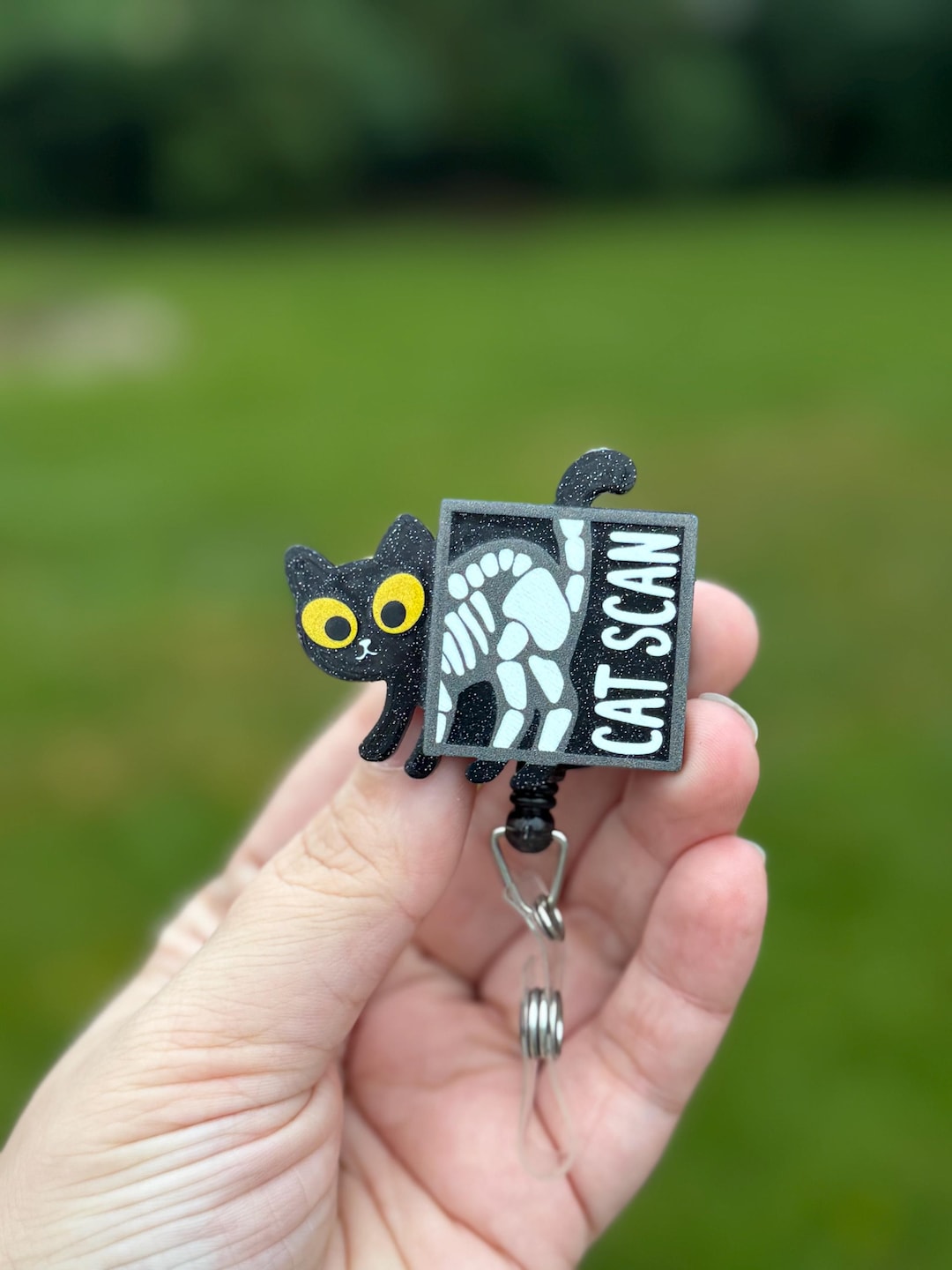 Cat Scan Badge Reel - Etsy