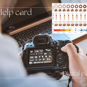DSLR Cheat Sheet Cards Printable DIY Photography Basics Instant ...